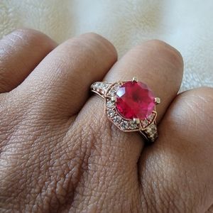 Zales | Jewelry | Zales 4k Engagement Ring Ruby And Diamond With ...